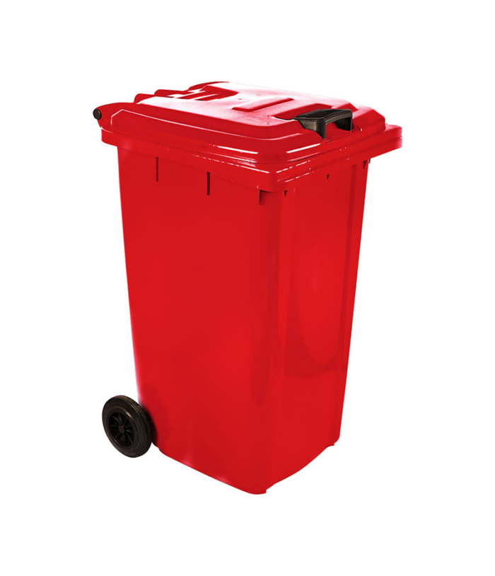 240 Litre Wheelie Bin - NON SABS - Red - EPACON SUPPLIES