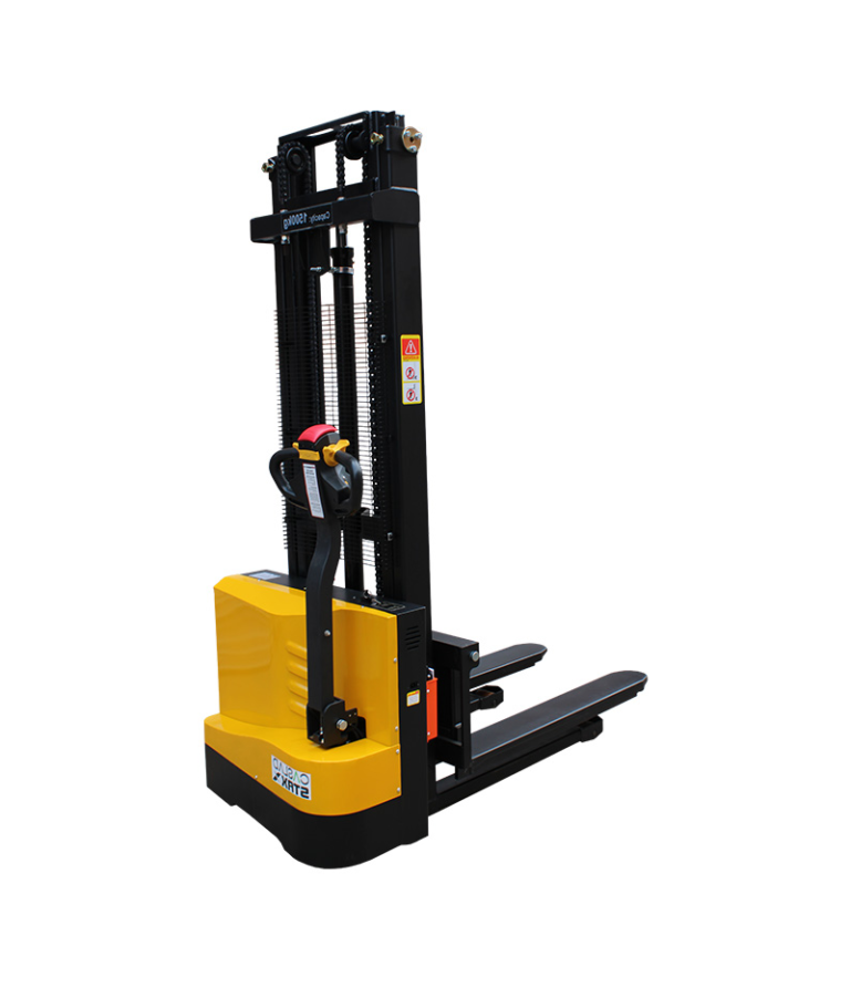 1.5T Fully Electric Stacker With Adjustable Forks - EPACON SUPPLIES
