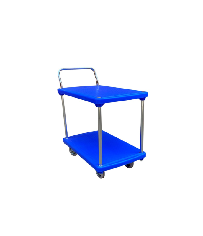 2 Tier Stock Picking Trolley - Polypropylene - EPACON SUPPLIES