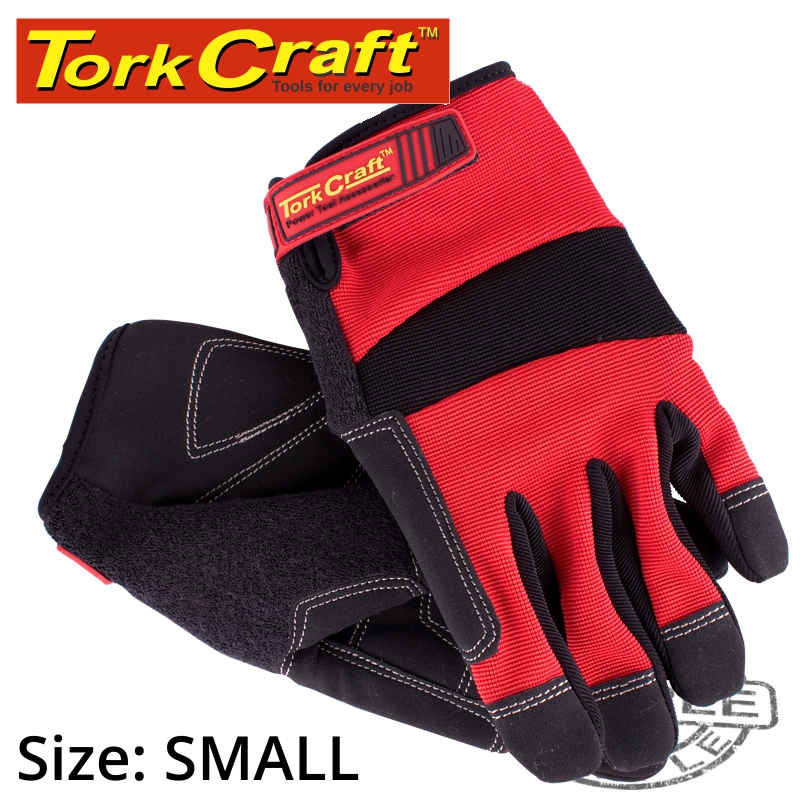 Work Glove Small- All Purpose Red With Touch Finger - EPACON SUPPLIES