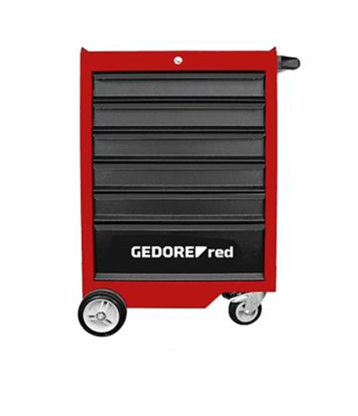 Tool Trolley GED Red 6 Drawer - Empty - EPACON SUPPLIES