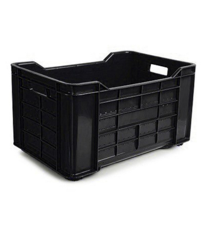 Agri/Meat Crate - Solid Sides And Base - Recycled Material - Black ...