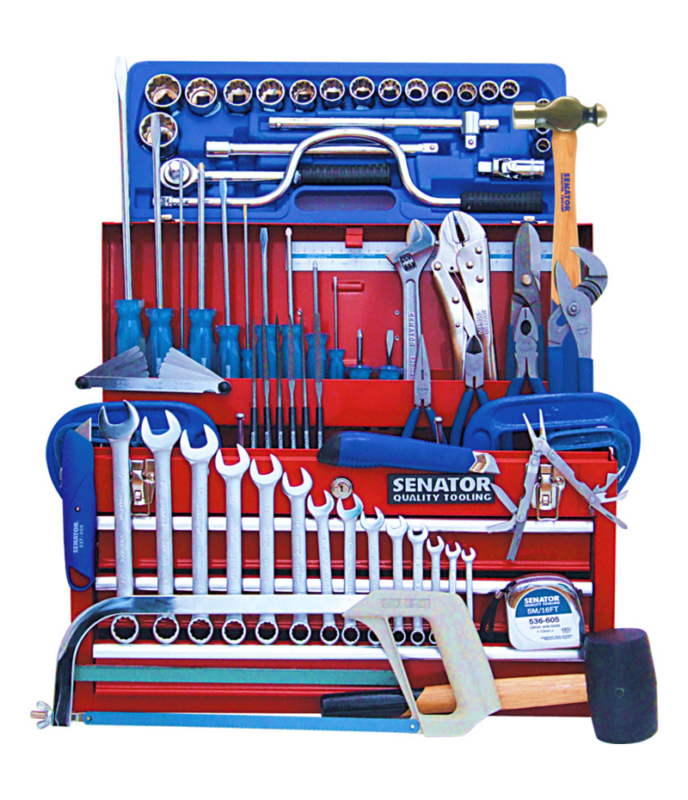 Workshop Engineer Tool Kit in Top Tool Chest - 90 Piece - EPACON SUPPLIES