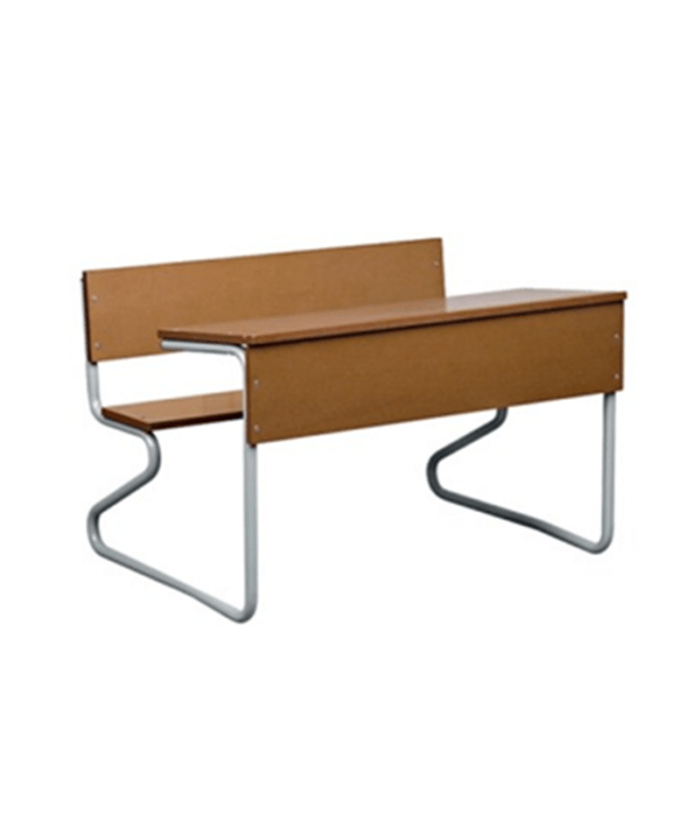 Combination Supa Wood Double School Desk - 1200 X 450 X 750 Grade 7-12 ...